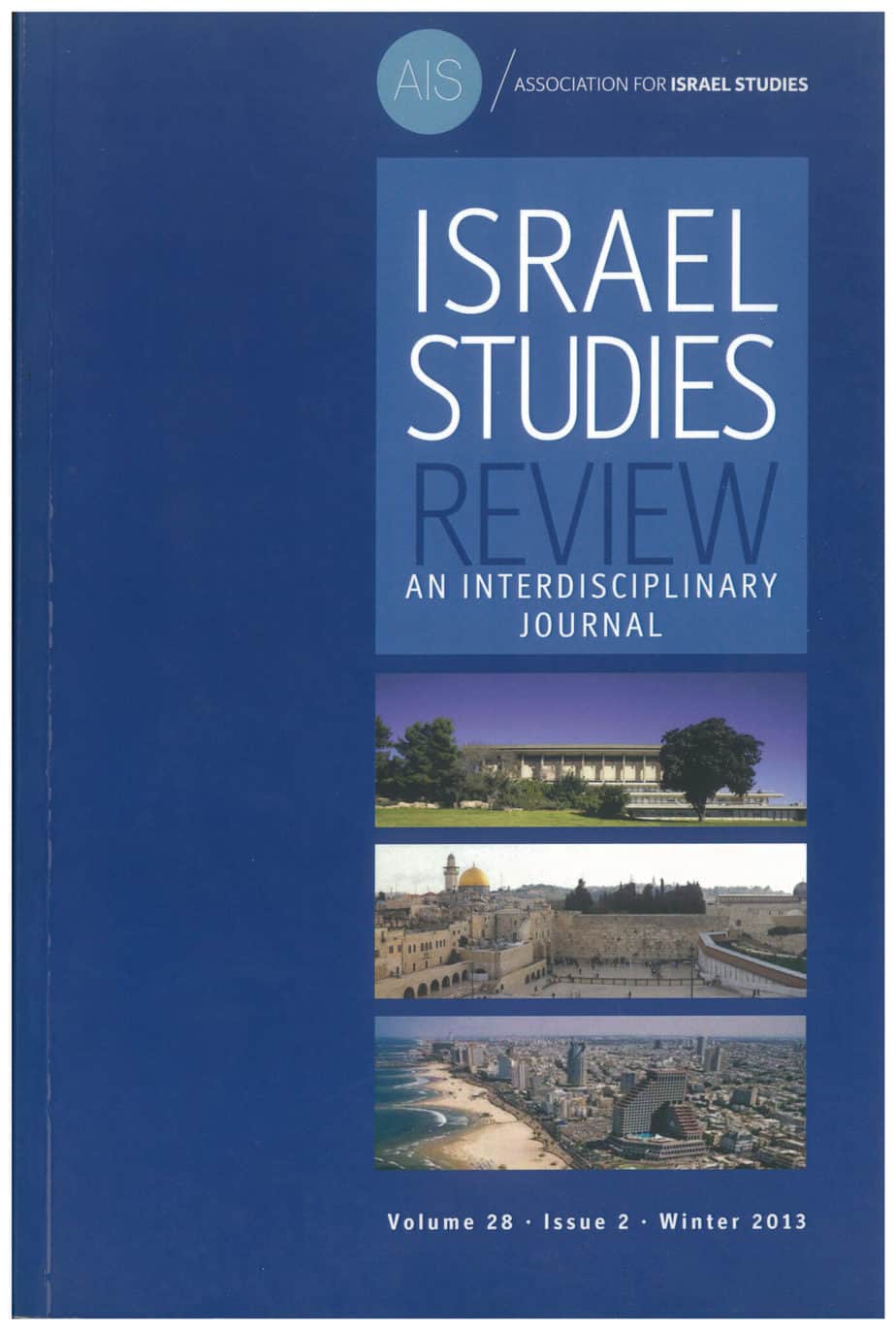 The Family in Israel - Special Issue of Israel Studies Review - The ...